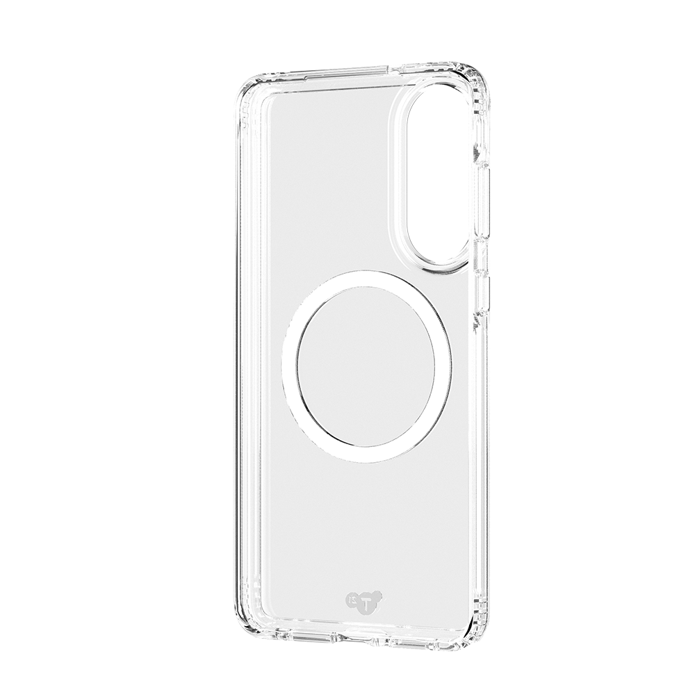 Tech21 EvoClear Magnet Case for Galaxy S25 Edge Clear – Three Accessories